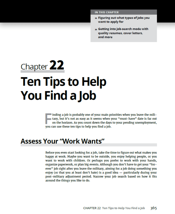 Military Transition For Dummies by Angie Papple Johnston - Unique Web Copy